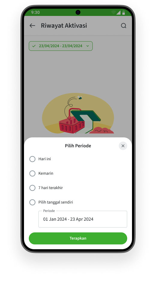 Riwayat Aktivasi - Nutapos